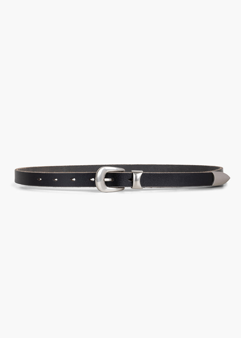 Black thin Belt | Maeve Label